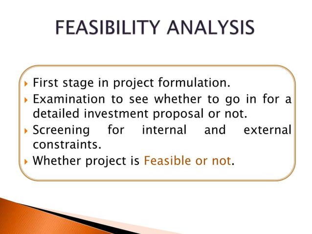 Project formulation | PPTX