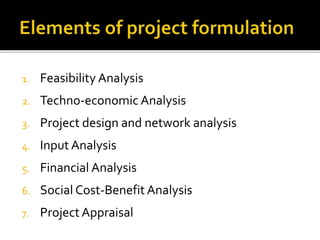 Project formulation (1) | PPTX
