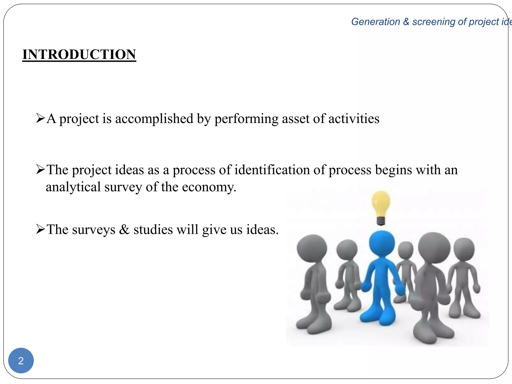 Project formulation and appraisal | PPT
