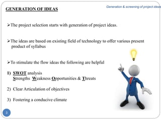 Project formulation and appraisal | PPT