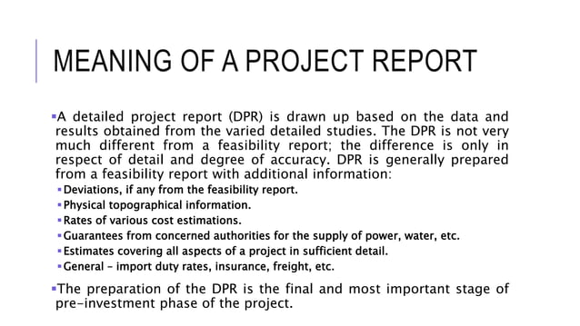 Project formulation and appraisal | PPTX | Business Accounting ...