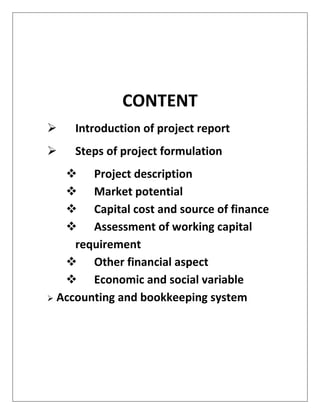 Project formulation by shalini | DOC