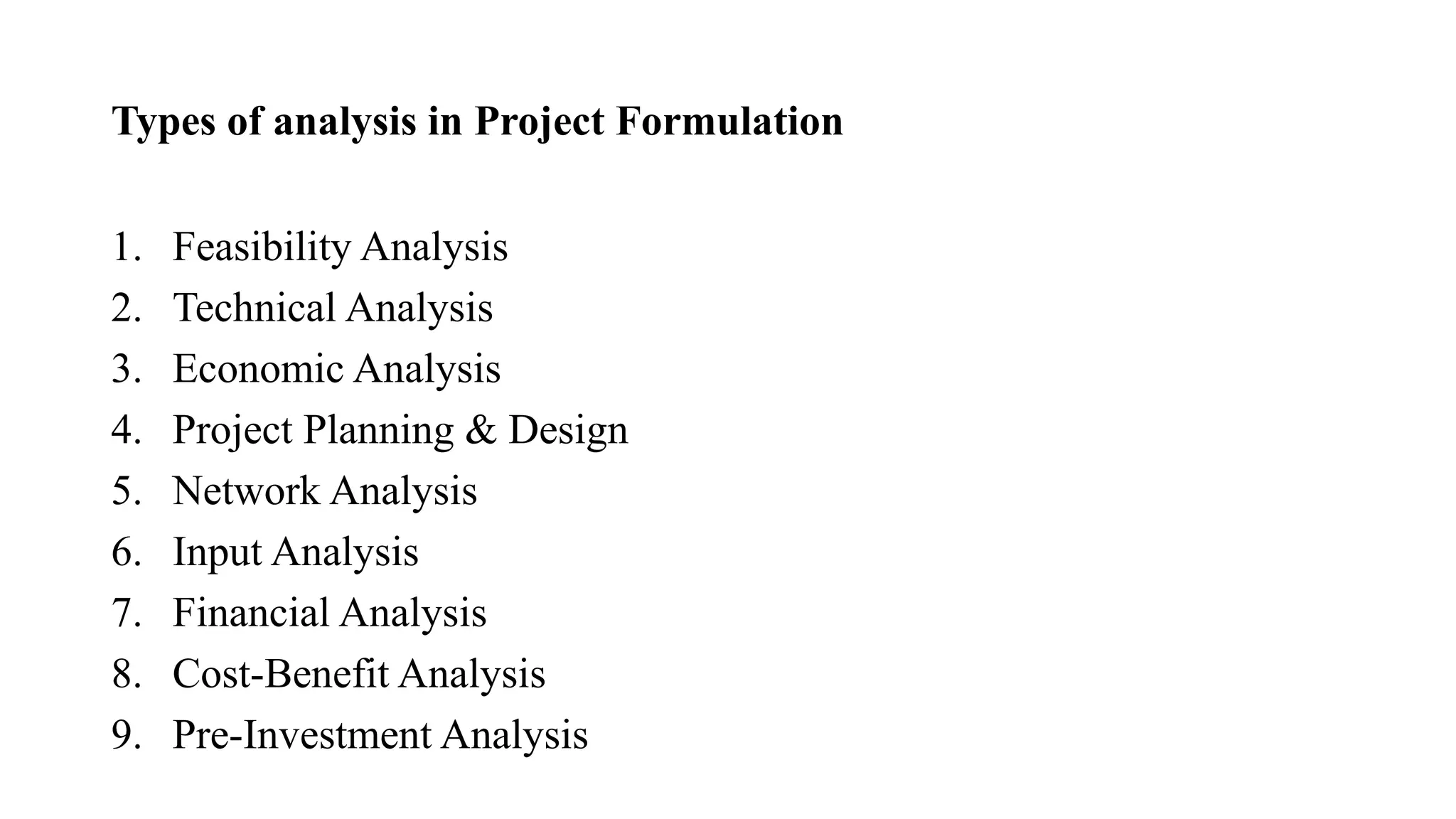 project formulation, stages, bottlenecks and feasibility report .pptx