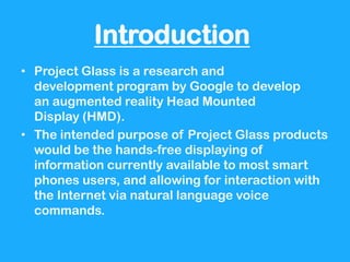 Project glass | PPTX