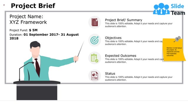 Project Governance Framework Powerpoint Presentation Slides | PDF