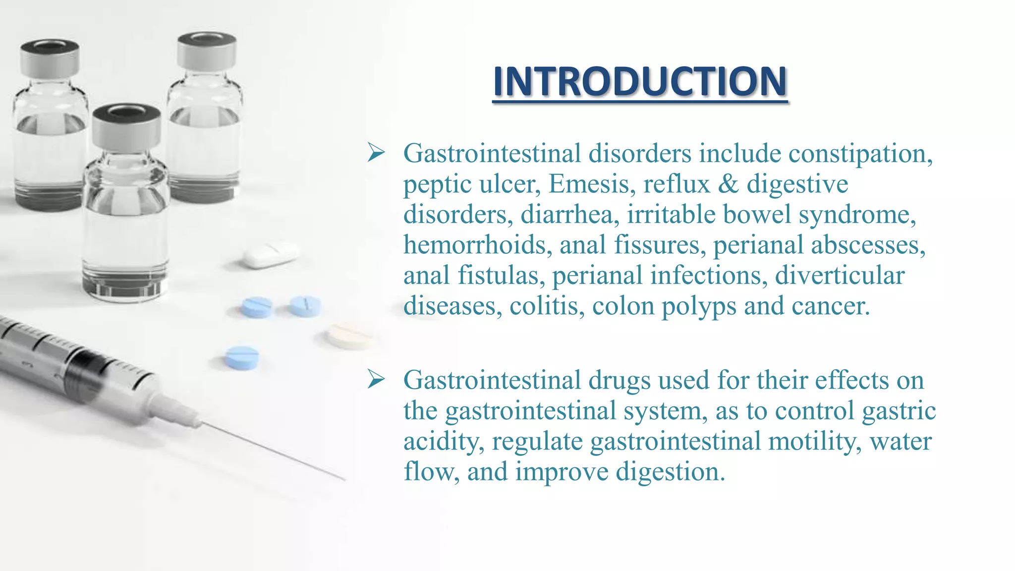 GASTROINTESTINAL DRUG – PEPTIC ULCER | PPTX