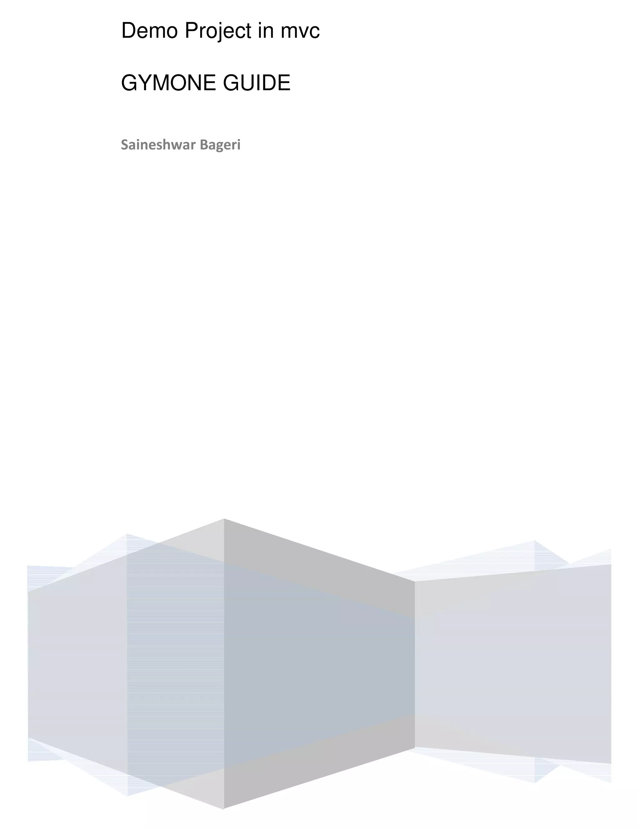 Free MVC project to learn for beginners. | PDF