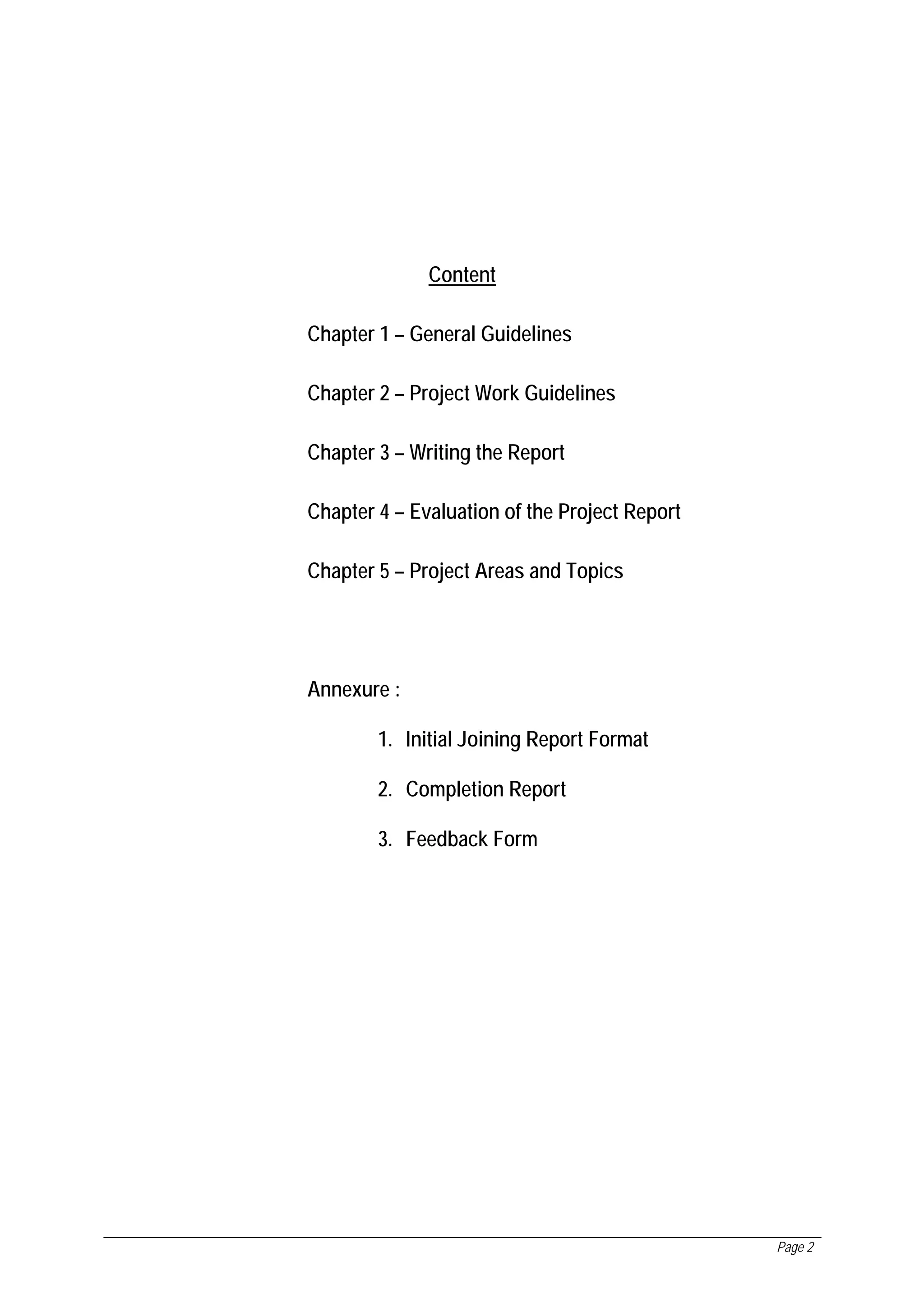 Project guideline | PDF