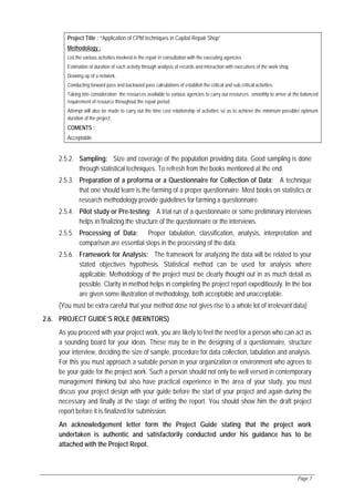 Project guideline | PDF