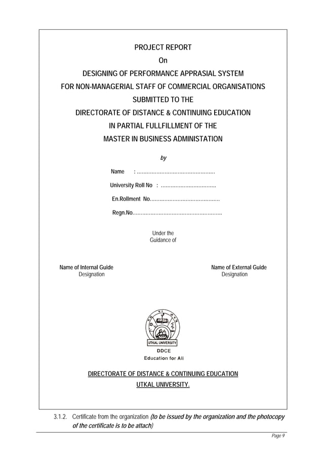 Project guideline | PDF