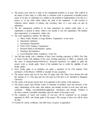 Project guidelines 2014 15 scheme | PDF