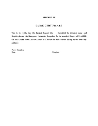 Project guidelines 2014 15 scheme | PDF