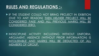 PROJECT GUIDELINES 2024-25 presentation format | PPTX
