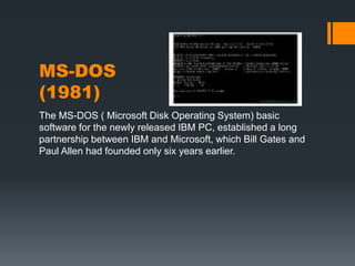 technology from 1980 to 1990 | PPTX