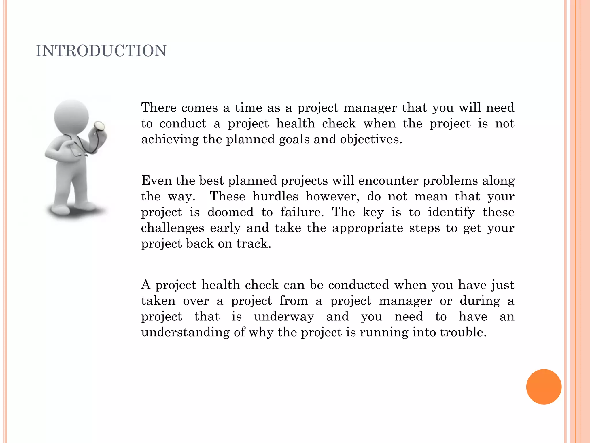 Project health check updated and improved | PDF