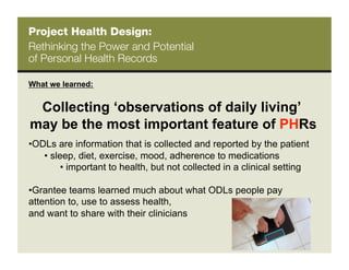 Project Health Design.Brennan | PDF