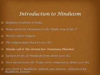 Project hindusim | PPT