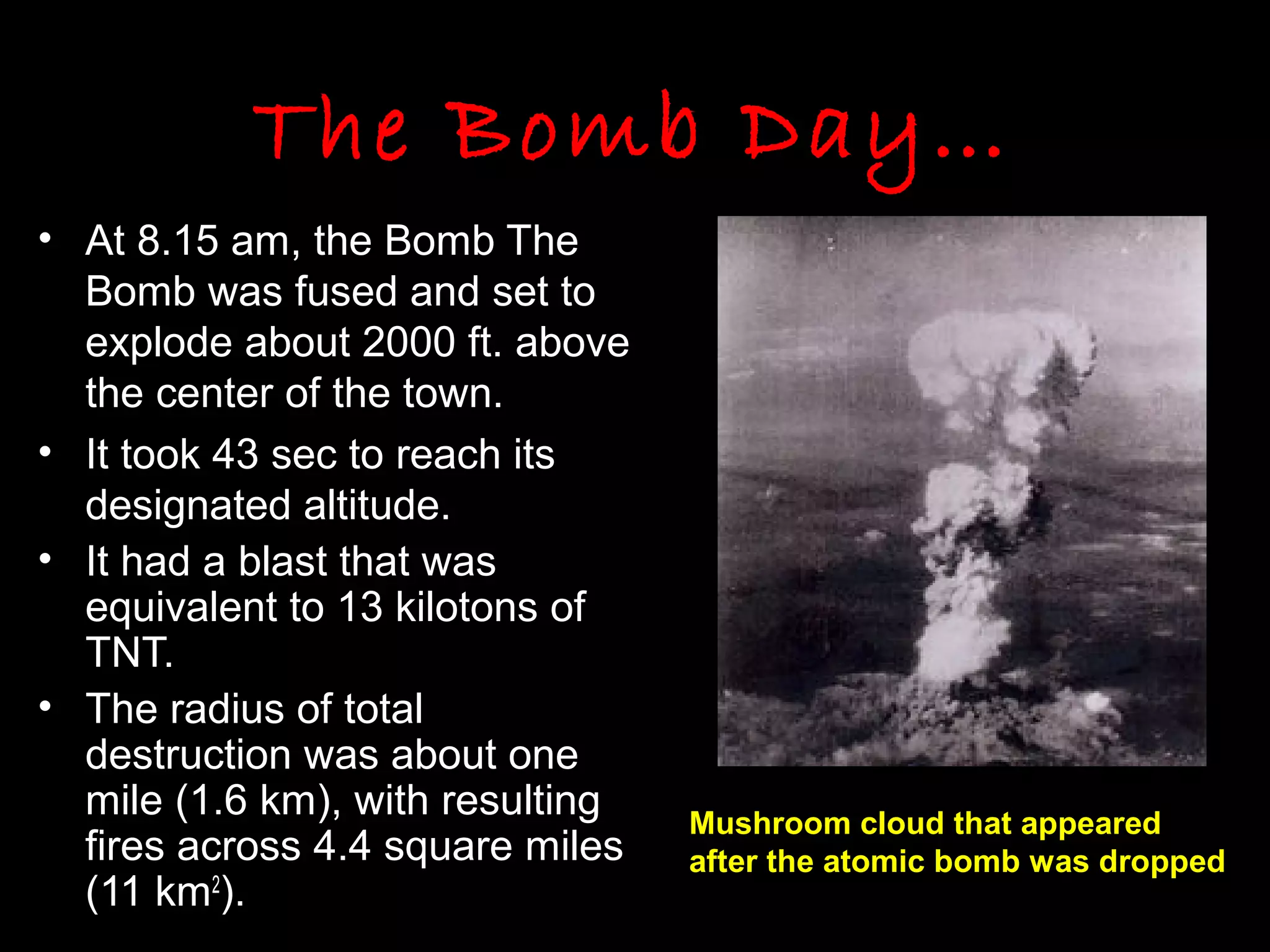 Atomic Bombing Of Hiroshima & Nagasaki | PPS