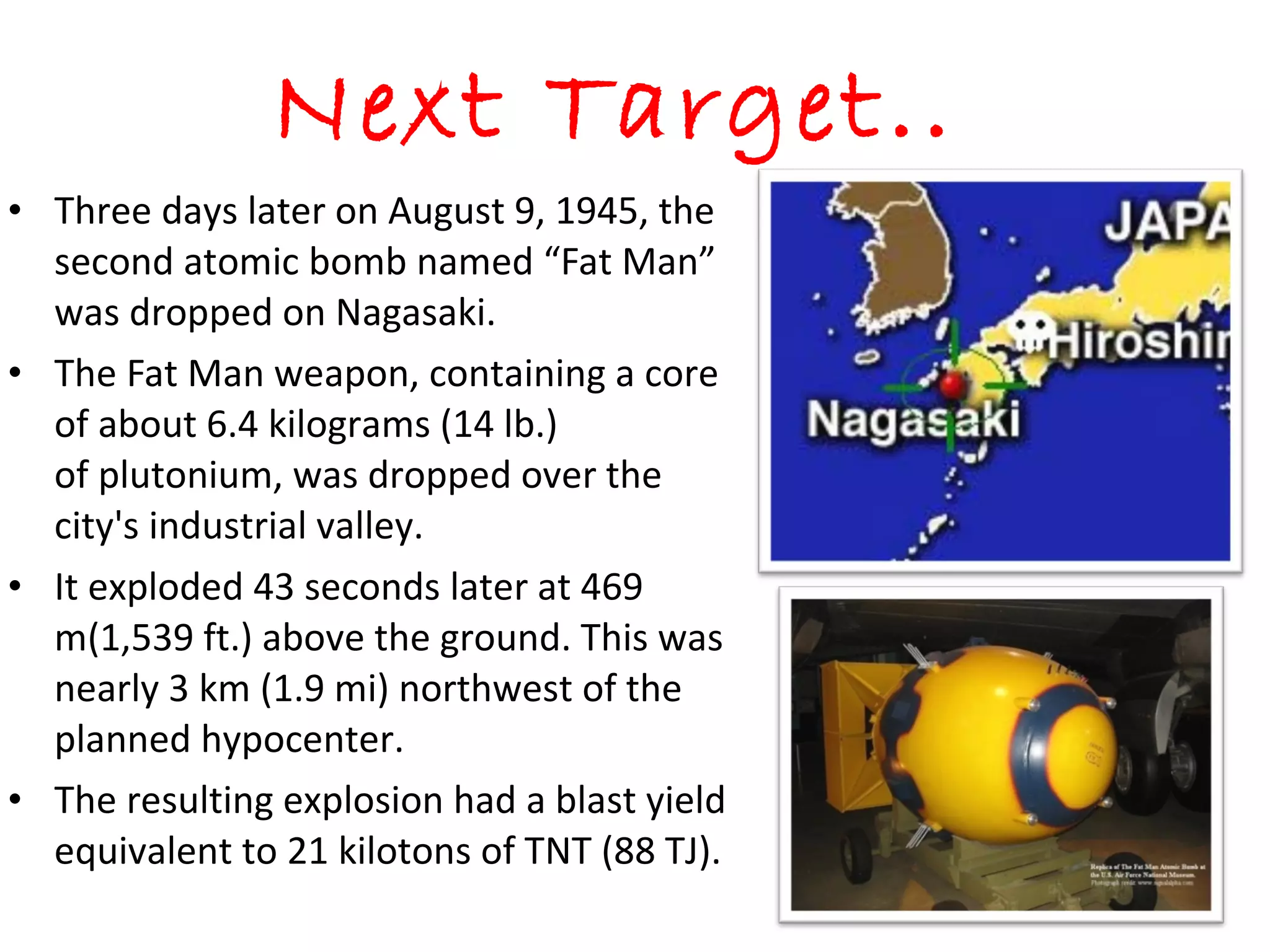 Atomic Bombing Of Hiroshima & Nagasaki | PPS