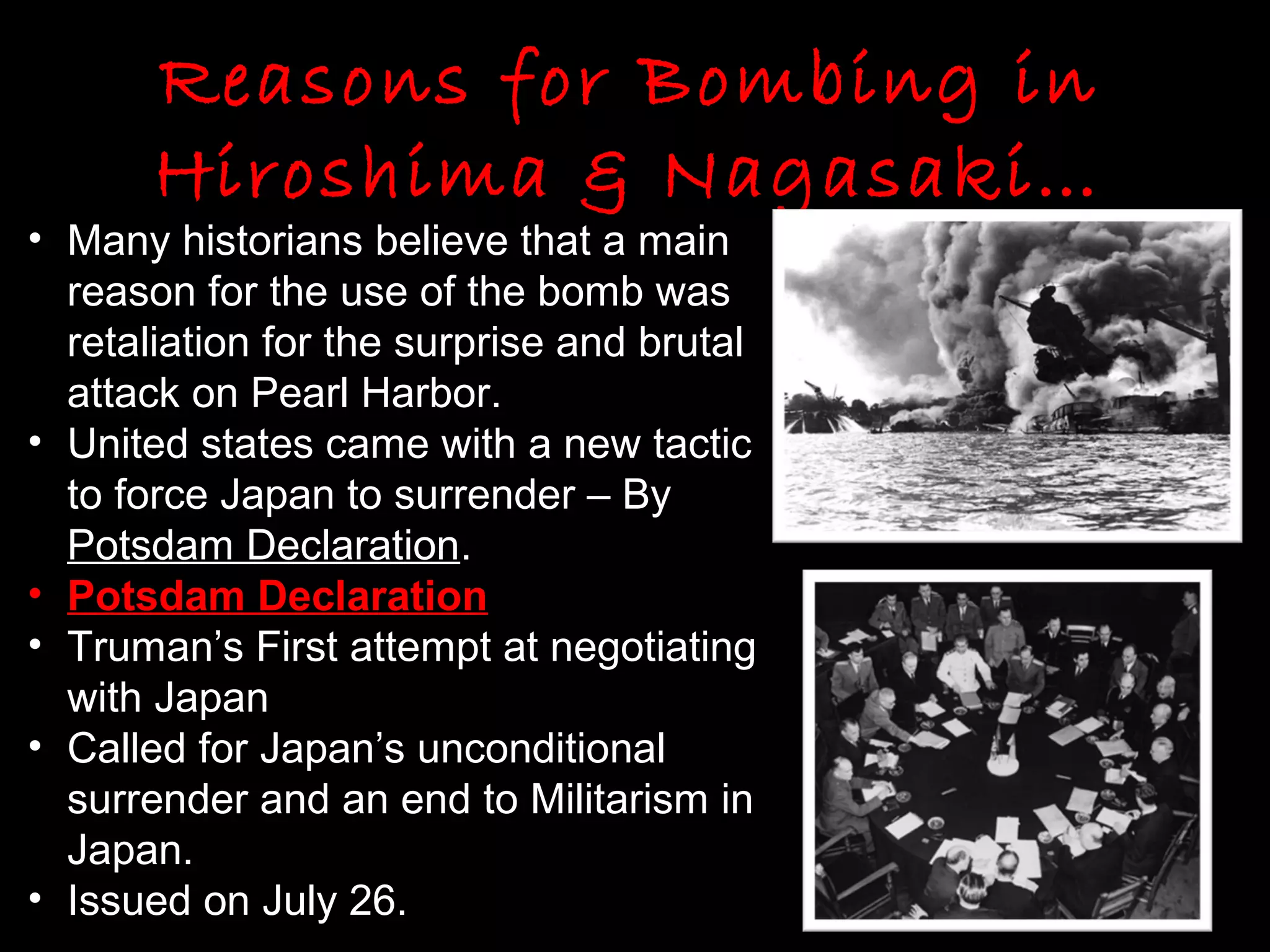 Atomic Bombing Of Hiroshima & Nagasaki | PPS