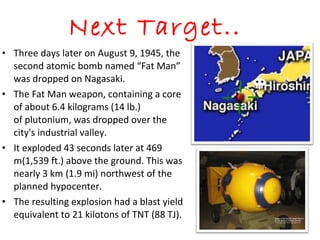 Atomic Bombing Of Hiroshima & Nagasaki | PPS