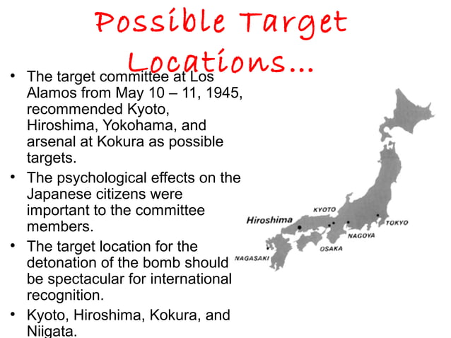 Atomic Bombing Of Hiroshima & Nagasaki | PPS