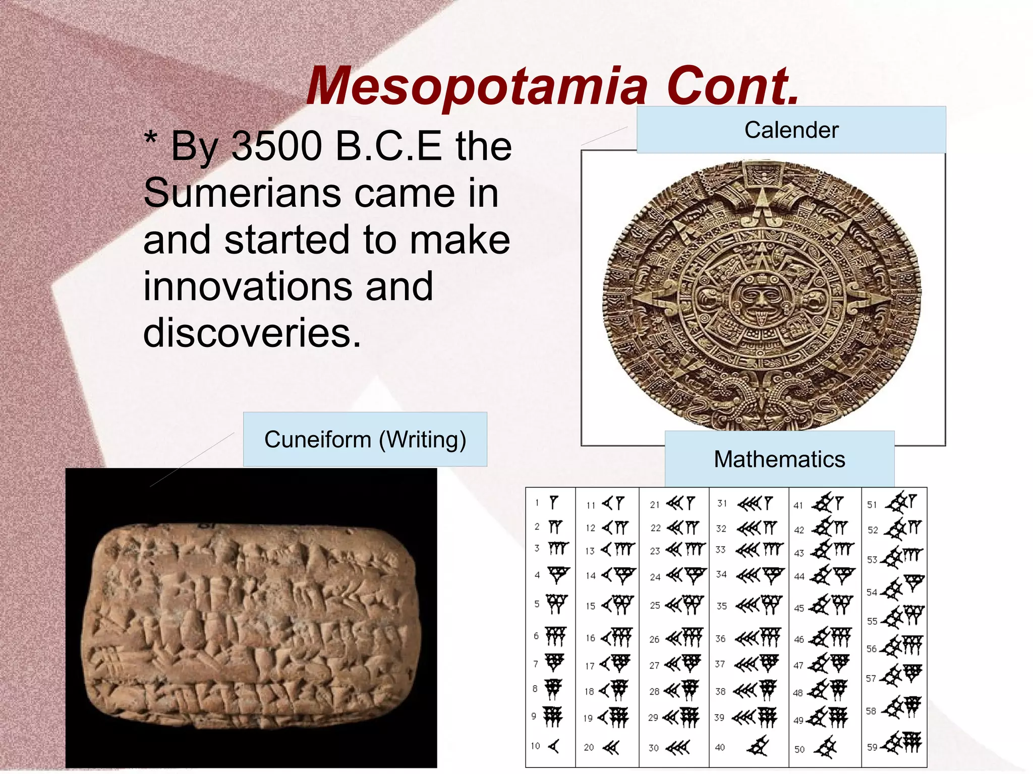 Comparison Of Early Mesopotamia and Early Egypt | PPT