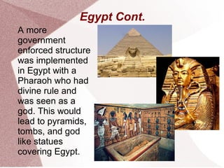 Comparison Of Early Mesopotamia and Early Egypt | ODP