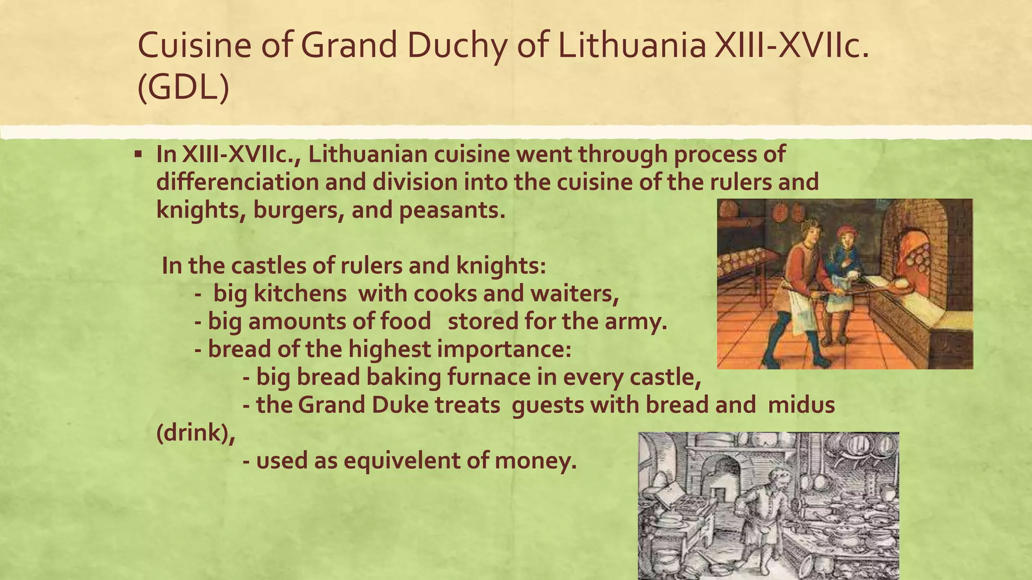 History of the food in Lithuania | PPTX | Desserts and Baking | Food ...