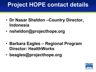 Project Hope _ Health Program | PPTX