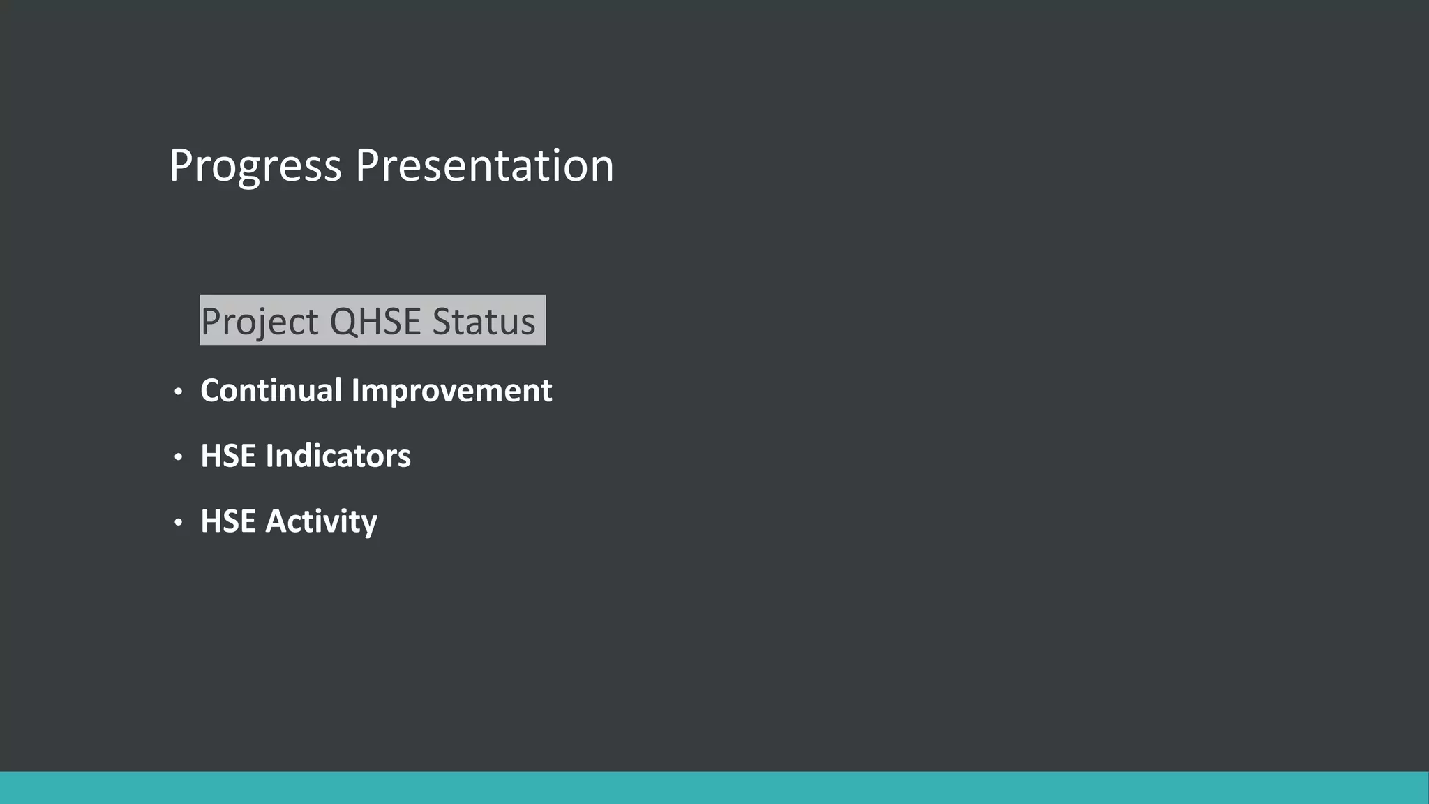 Project HSE Progress .pptx