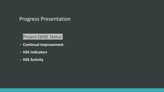 Project HSE Progress .pptx