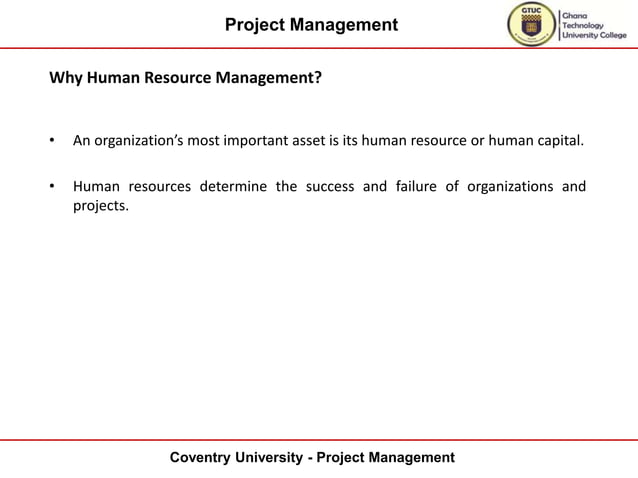 Project Human Resource Management.pptx | Human Resources | Business