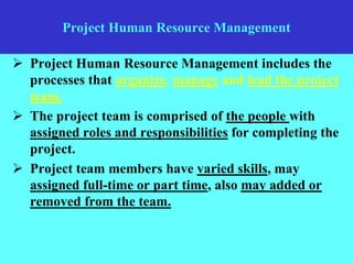 Project Human Resource Management 1.ppt