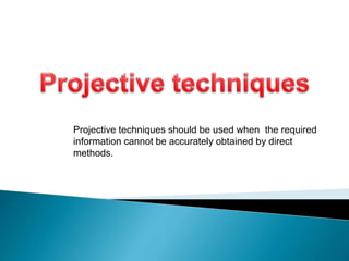 Projective tech. | PPT