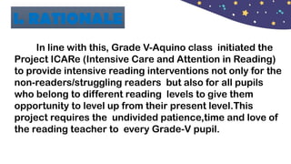 Project ICARe.pptx for struggling readers | PPTX