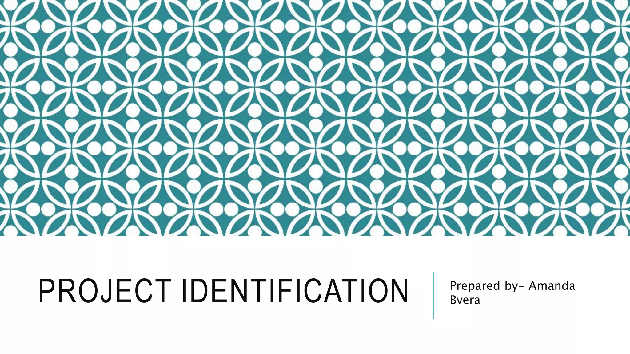 Project identification and Project selection | PPT