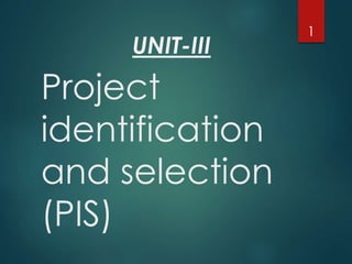 Project identification | PPTX