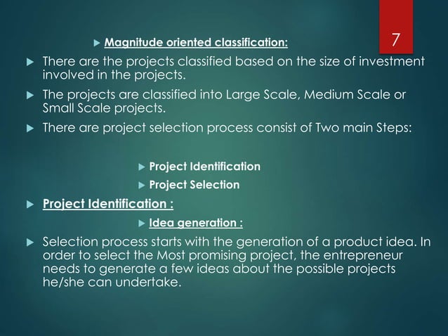 Project identification | PPTX