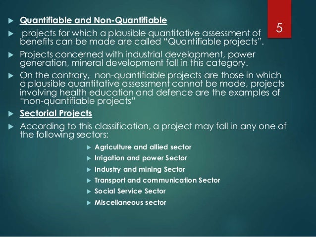 Project identification