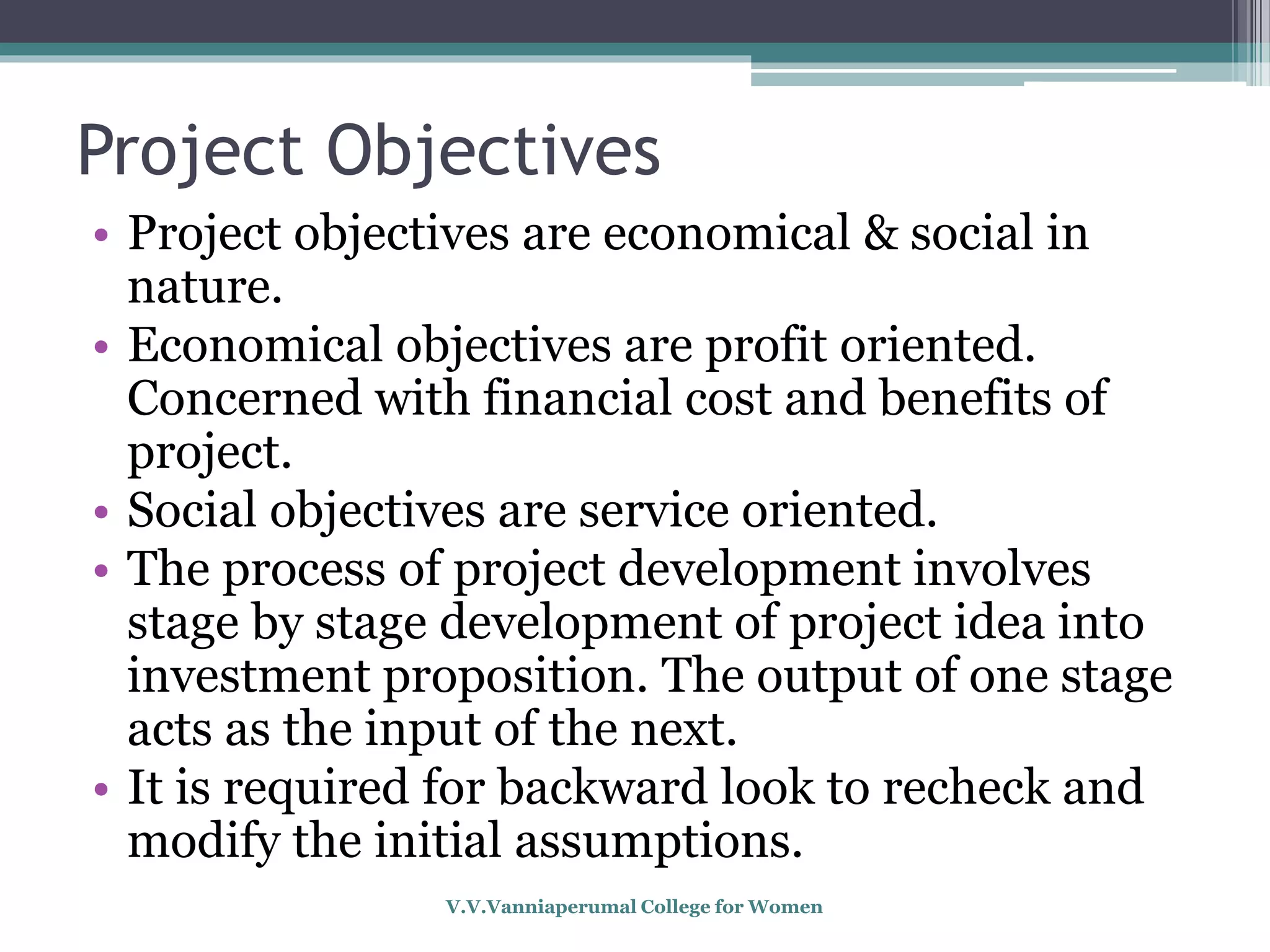 Project identification & classification | PPTX