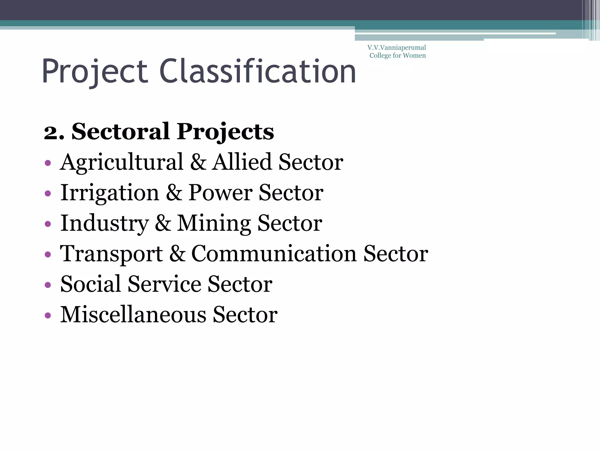 Project identification & classification | PPTX