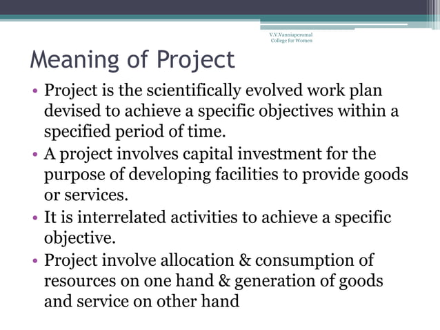 Project identification & classification | PPTX | Business | Business ...