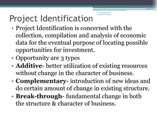 Project identification & classification | PPTX