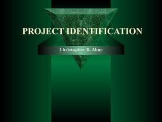 Project identification | PPT