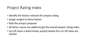 Project identification & screening | PPTX