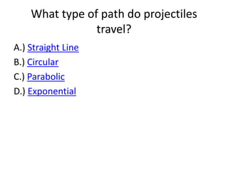 Projectile motion | PPTX