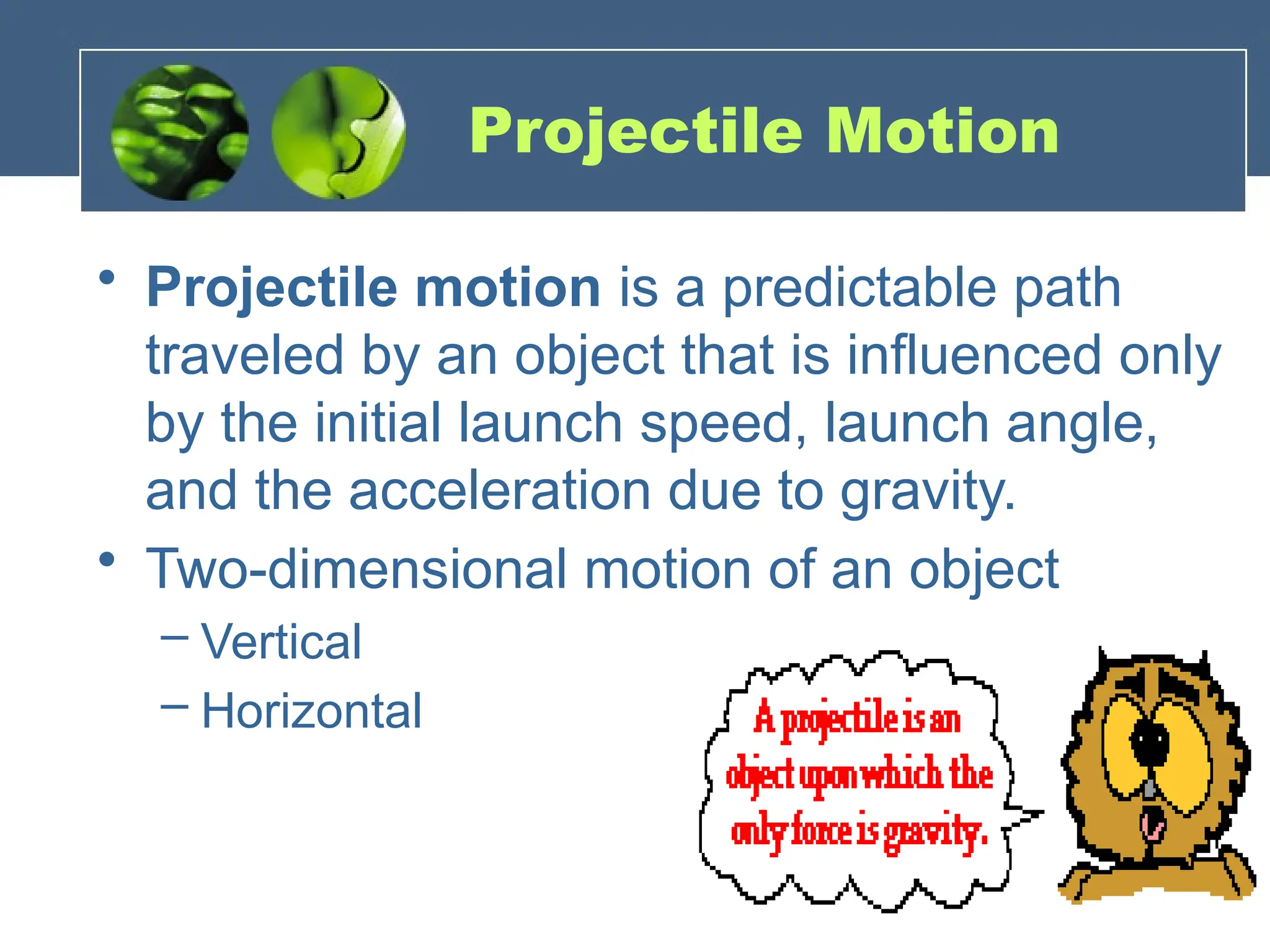 Projectile Motion Grade 9 Science - Physics 4th Quarter | PPTX