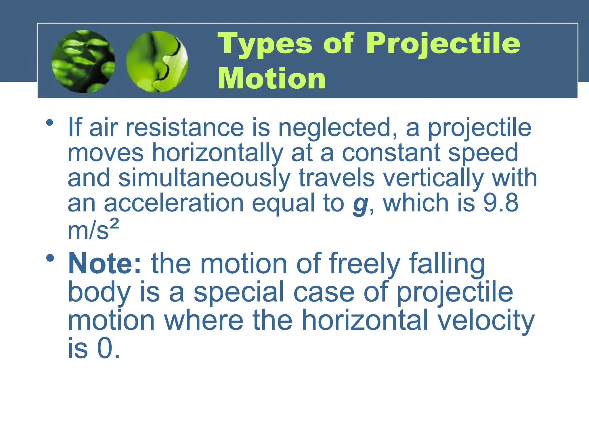 Projectile Motion Grade 9 Science - Physics 4th Quarter | PPTX