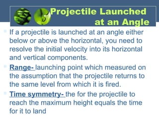 Projectile Motion Grade 9 Science - Physics 4th Quarter | PPTX